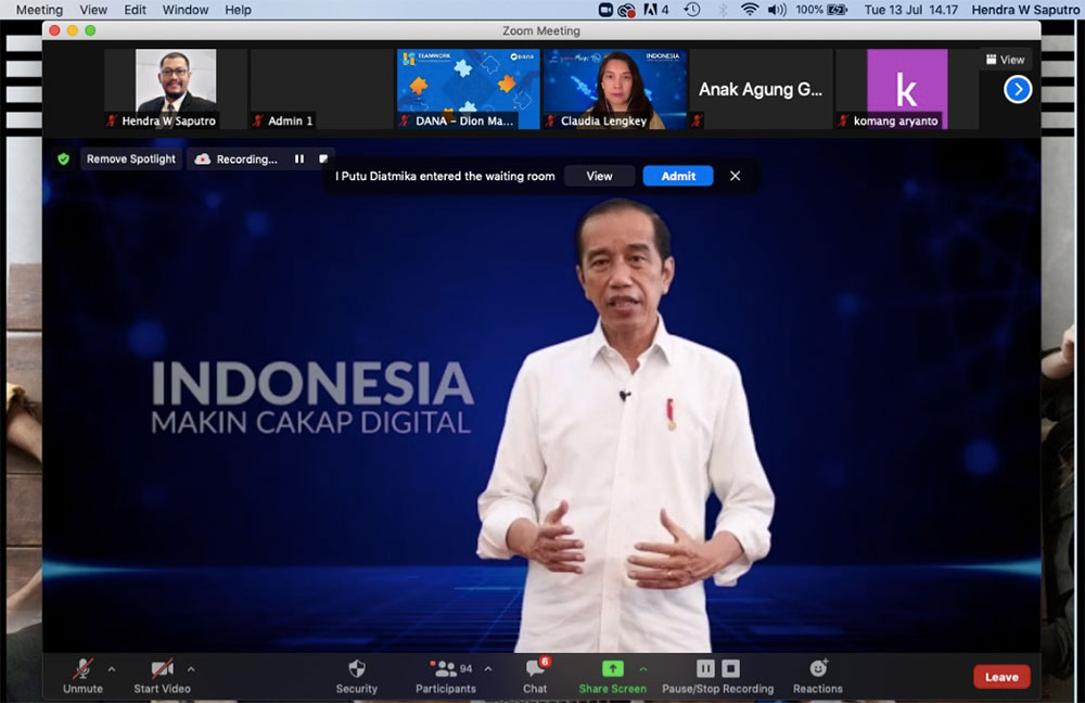 CEO BOC Berbicara di Program Literasi Digital Nasional